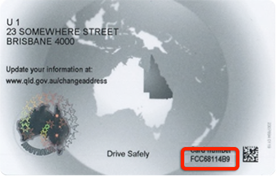 Driver licence: Finding your licence and card number