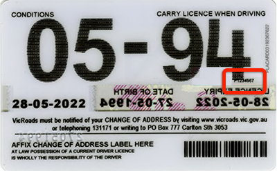 Driver licence: Finding your licence and card number